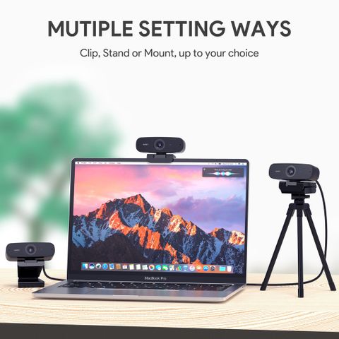 Webcam Aukey PC-W3 1080P tự động lấy nét full HD