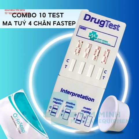 Combo 10 Que Test Ma Túy Tổng Hợp 4 Chân - Phát Hiện Đá, Cần Sa, Thuốc ...