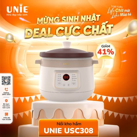 Nồi Kho Hầm Đa Năng 3L Unie USC308 - Lòng Gốm Tử Sa Cao Cấp, 8 Chức ...
