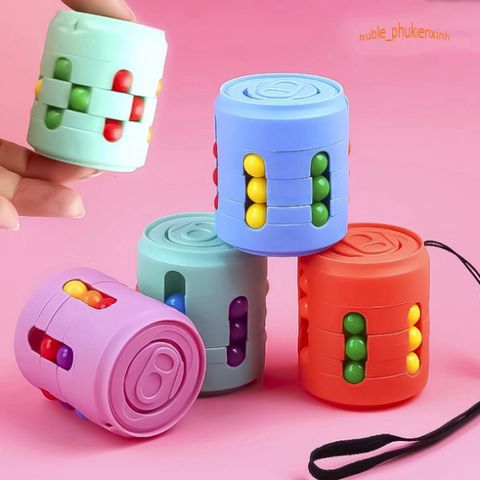 Đồ Chơi Trí Tuệ Rubik Spinner LED - Con Quay Hồi Chuyển Rèn Kỹ Năng Tập ...