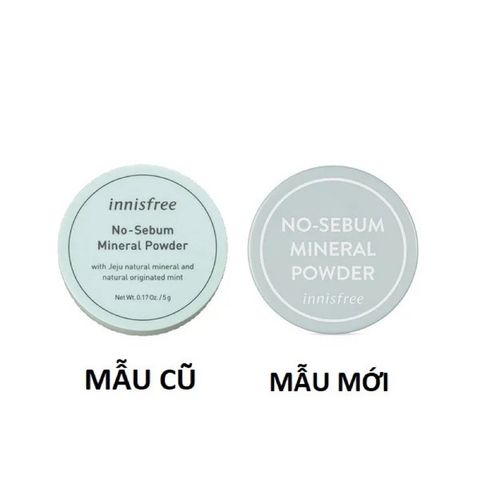 Phấn phủ kiềm dầu Innisfree No-sebum Mineral Pact