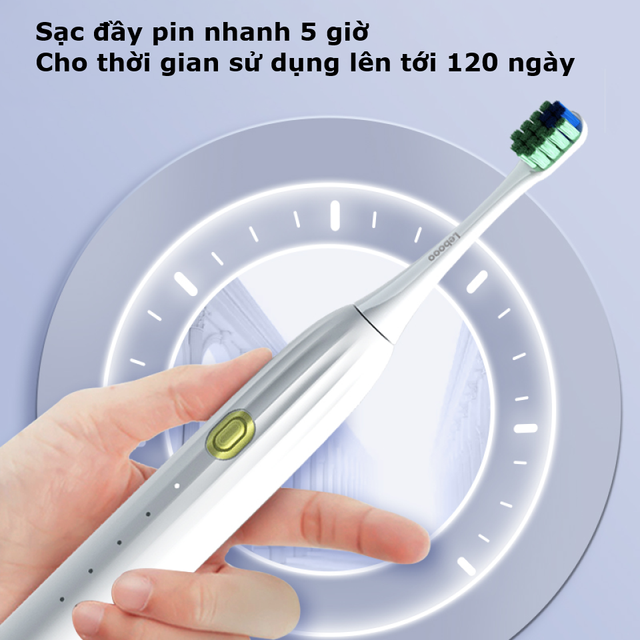 Bàn chải điện Lebooo S1 với 5 chế độ làm sạch