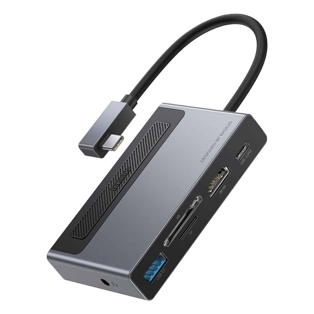 Hub chuyển đổi 6 in 1 Baseus Magic cho iPad/Macbook CAHUB-DA0G