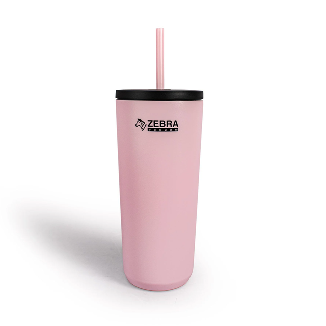 Ly giữ nhiệt Zebra Delight 590ml có ống hút