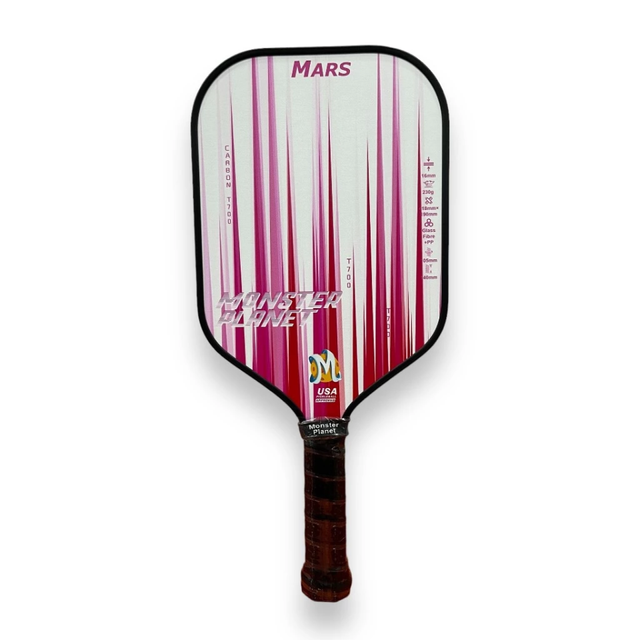 Vợt pickleball Monster Planet Mars sọc Carbon T700