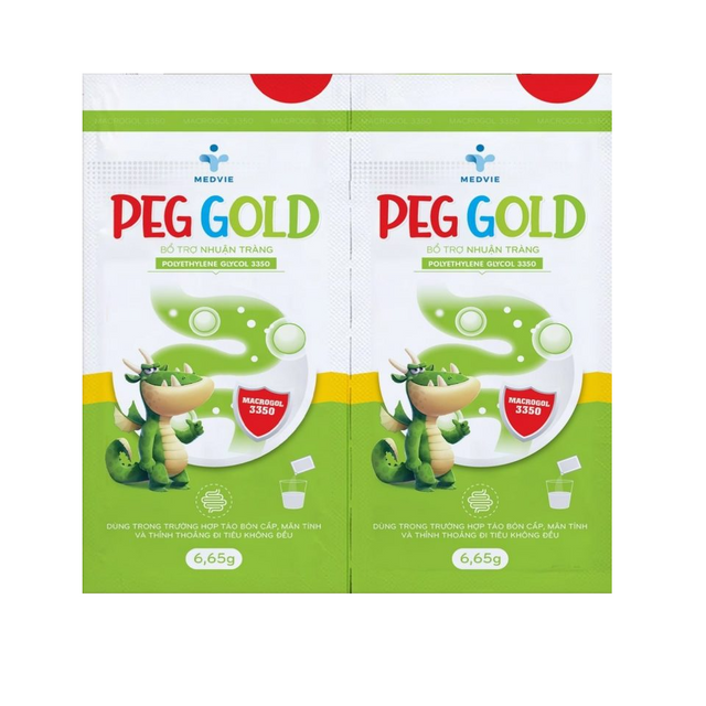 Bột uống PEG GOLD hỗ trợ nhuận tràng cho trẻ em và người lớn