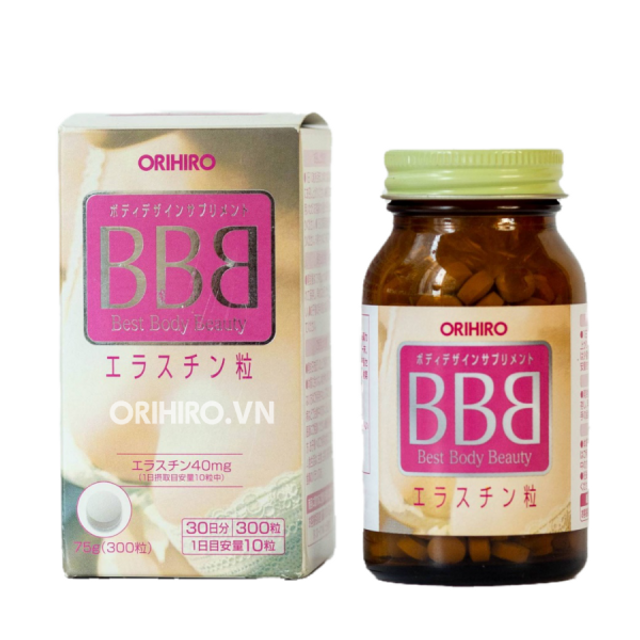 Viên Uống Nở Ngực Orihiro BBB 300 Viên - Tăng Cường Estrogen, Săn Chắc ...