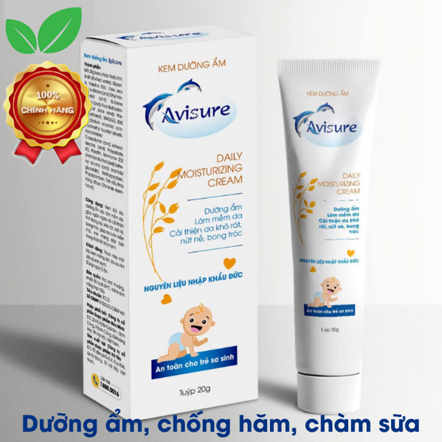 Kem dưỡng ẩm Avisure Baby - Kem dưỡng ẩm cho bé nguyên liệu Đức