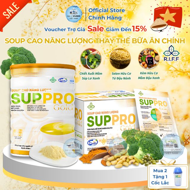 Suppro Gold Bữa Ăn Chính 800gr - Hộp 12 Gói Dinh Dưỡng Tăng Cường Sức ...