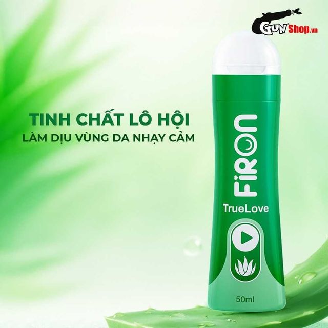 (Sales)Gel bôi trơn tinh chất lô hội Firon True Love - Chai 50ml Chính ...