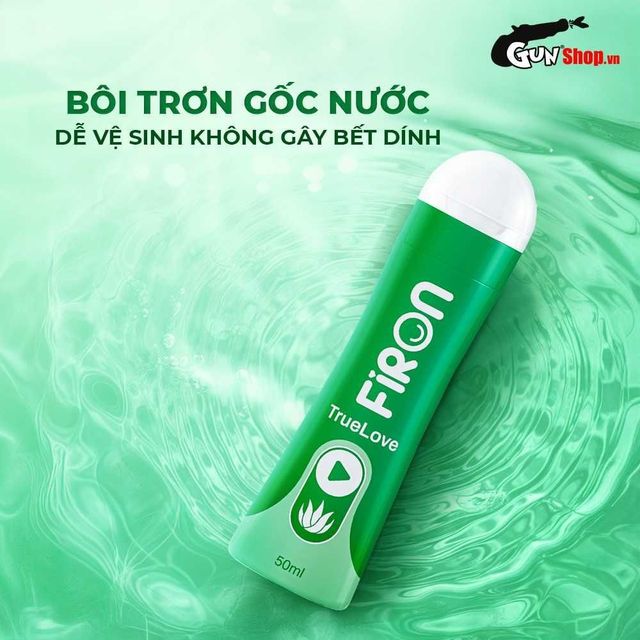 (Sales)Gel bôi trơn tinh chất lô hội Firon True Love - Chai 50ml Chính ...