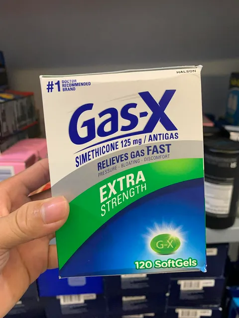 Viên uống giảm đầy hơi, khó tiêu Gas-X Extra Strength 120 V