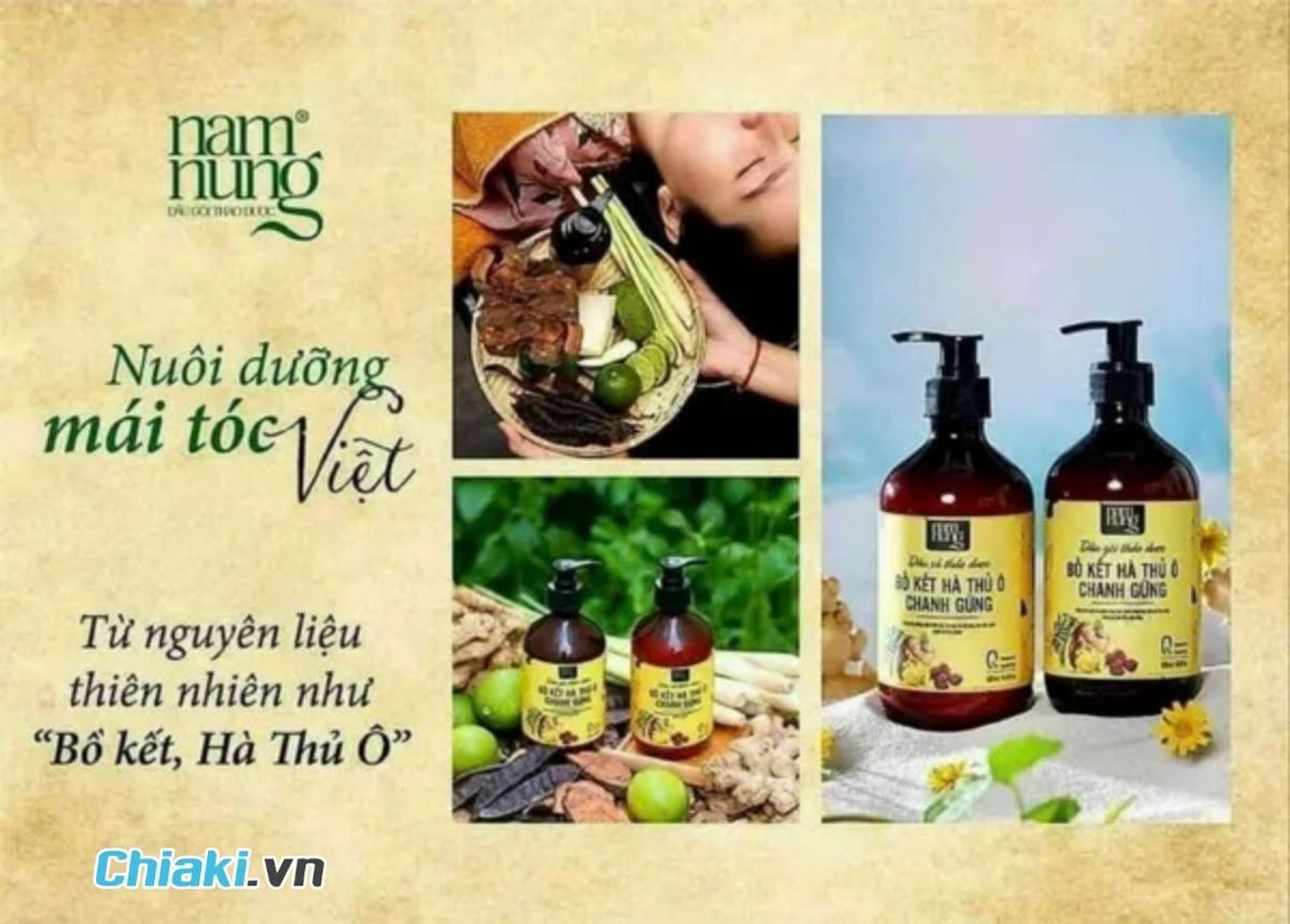 Review Dầu Gội Nam Nung “Made In Việt Nam” Có Tốt Không?