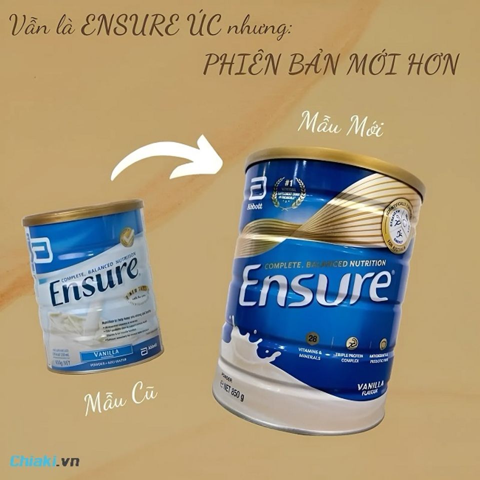 Top 3 Sữa Ensure cho trẻ em tăng cân, cao lớn tốt nhất hiện nay