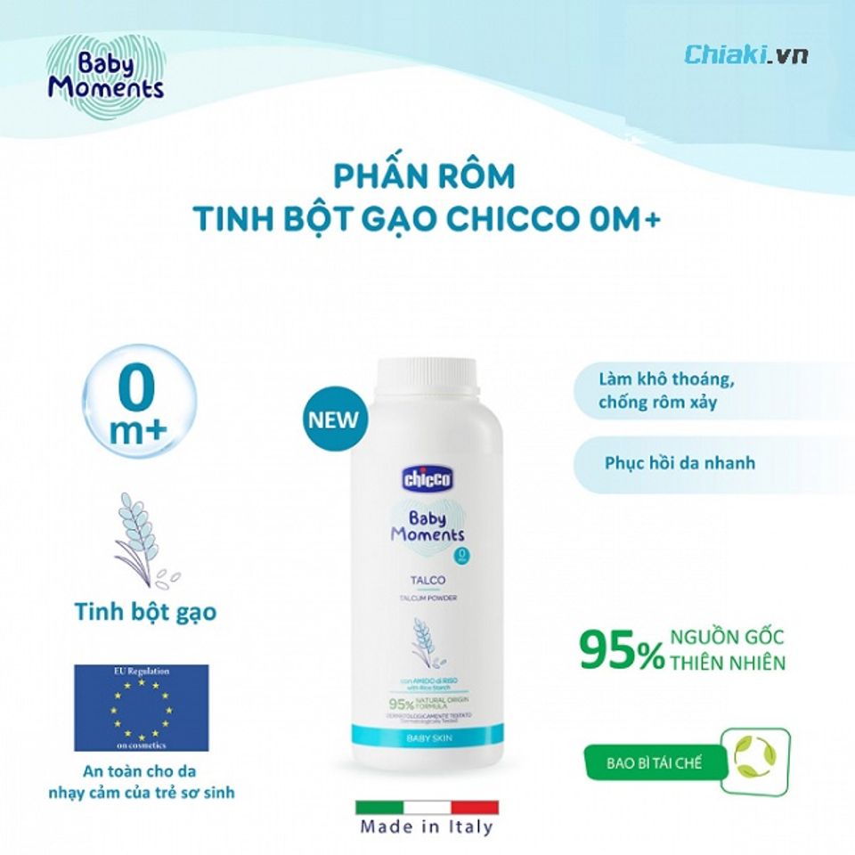 Top 5 phấn rôm cho bé sơ sinh an toàn, chống hăm hiệu quả