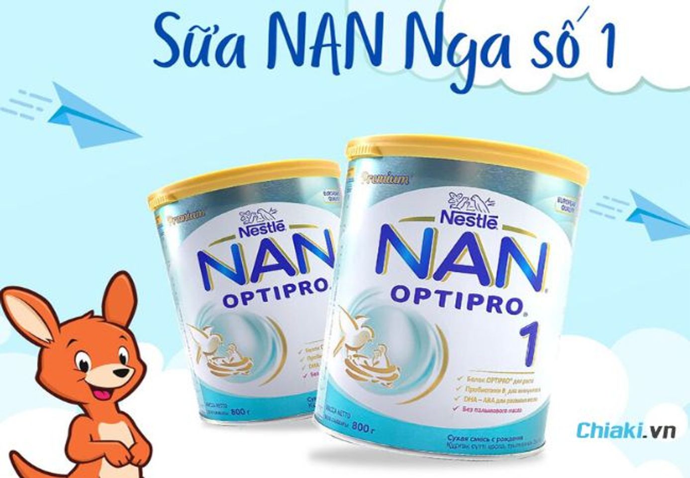 So sánh NAN Nga và NAN Việt: sữa nào tốt hơn cho con yêu?