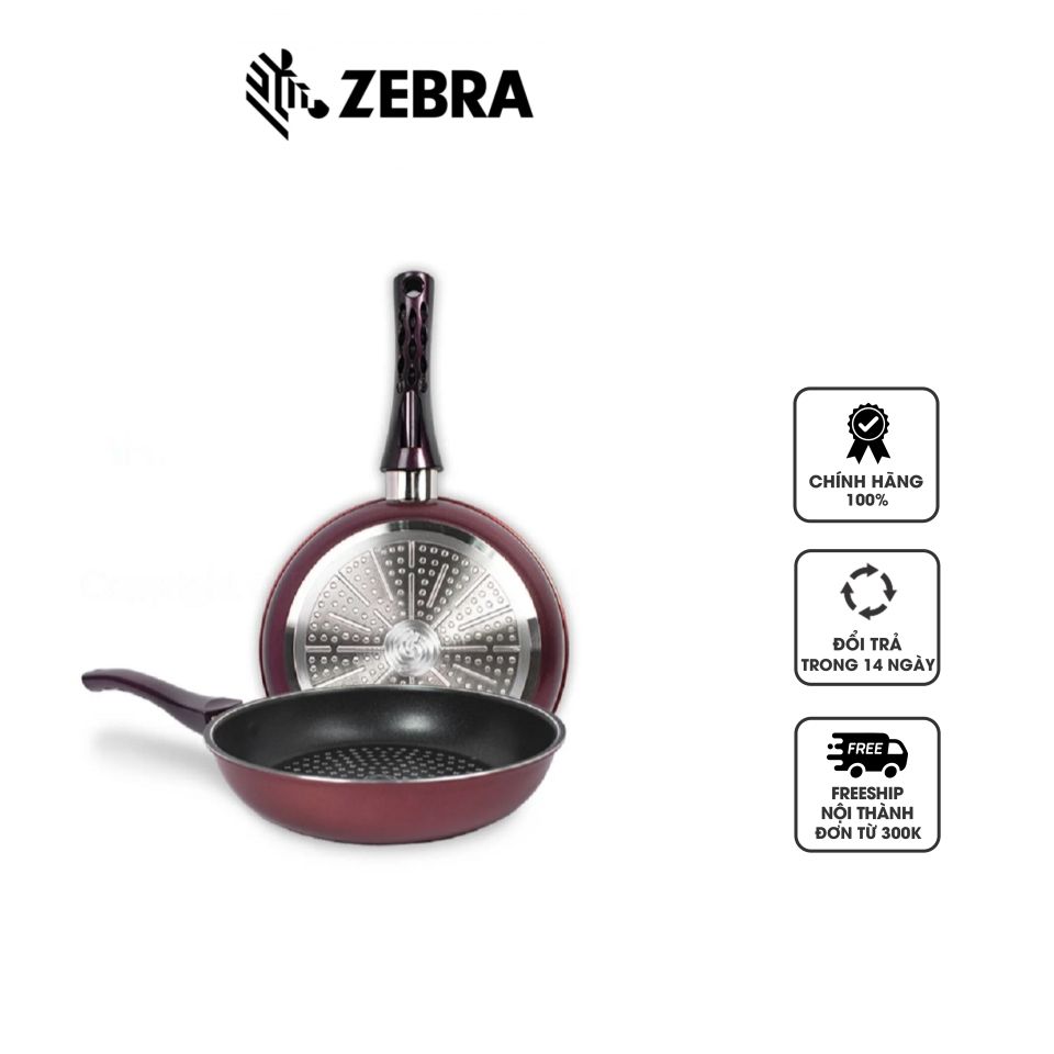 Chảo chống dính Zebra Platinum Plus IH phủ 8 lớp