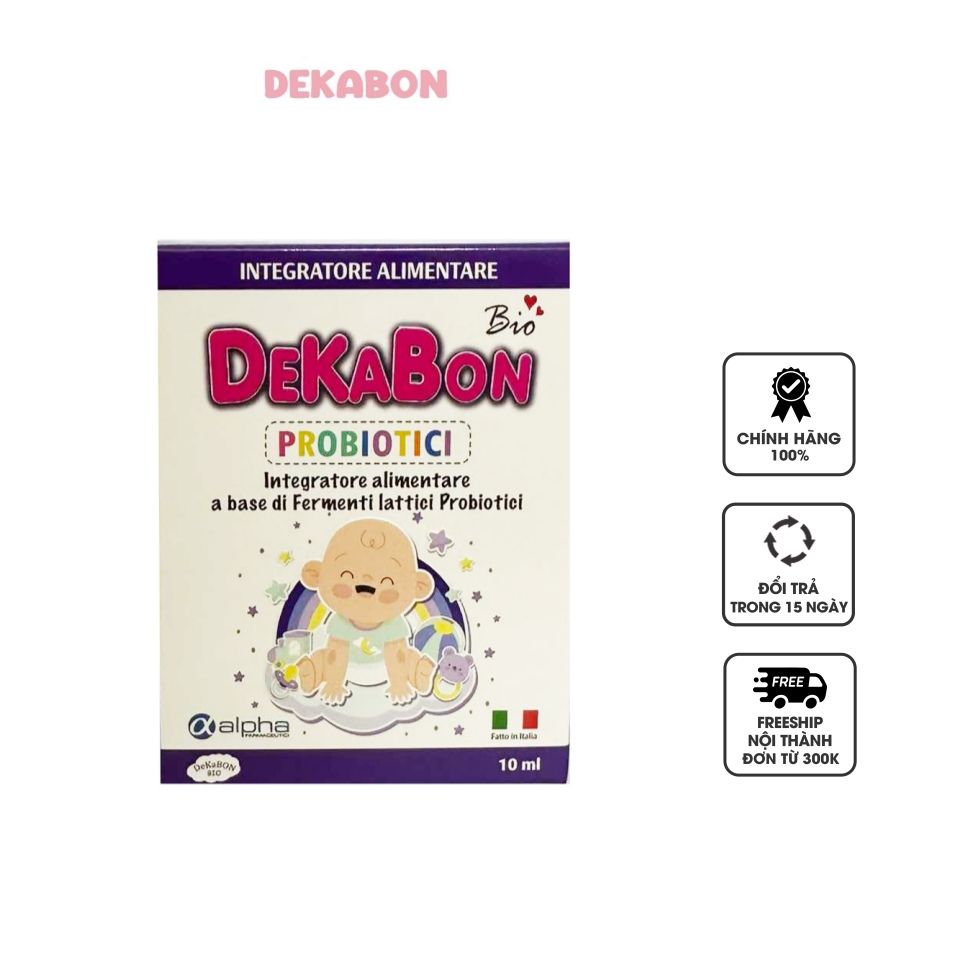 Men vi sinh dạng giọt cho bé Dekabon Probiotici