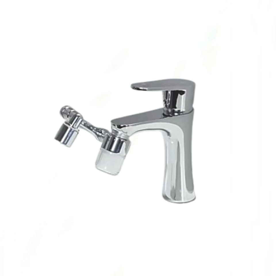 Đầu lọc nước tại vòi bồn rửa mặt Mifan tay xoay 3 chiều 1080 độ, 2 chế ...