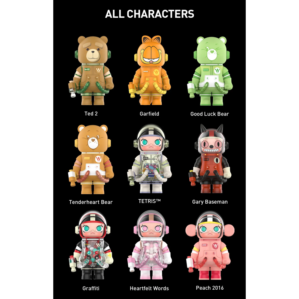Mô hình Pop Mart Mega Space Molly 100% Series 3 Blind Box
