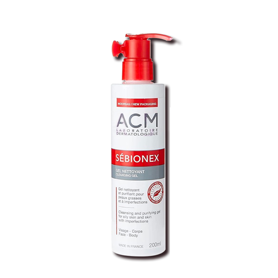 Sữa Rửa Mặt ACM Sebionex Cleansing Gel 200ml Cho Da Mụn