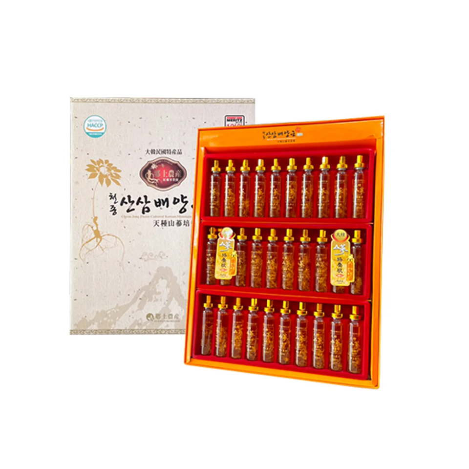 Tinh Chất Hồng Sâm Núi Cheon Jong Tissue Hộp 30 ống x 20ml