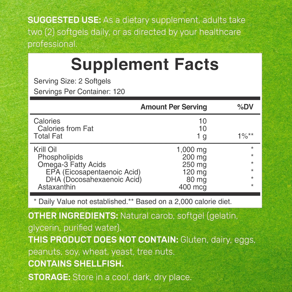 Viên uống dầu nhuyễn thể Deal Supplement Antarctic Krill Oil 1000mg