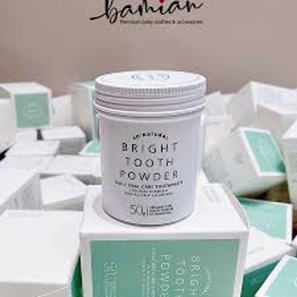 Bột trắng răng, thơm miệng So’Natural Bright Tooth Power 50g