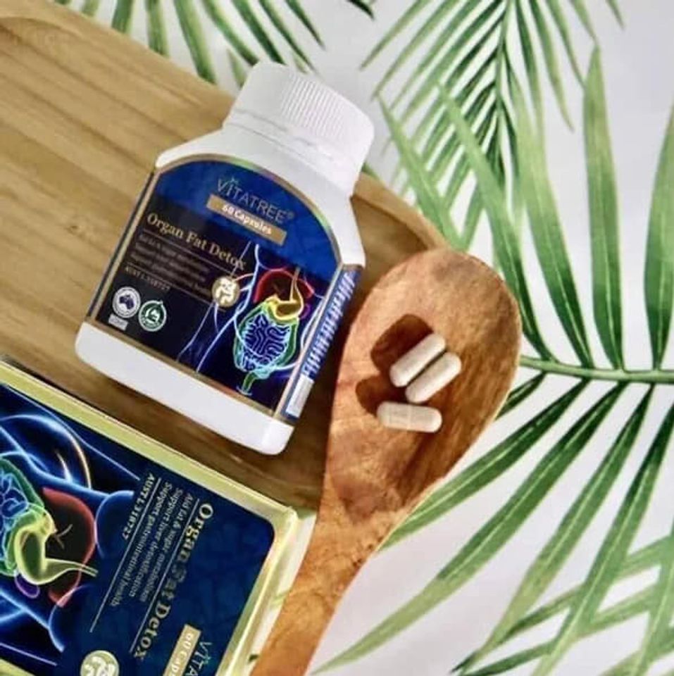Vitatree Organ Fat Detox hỗ trợ thải mỡ nội tạng Úc