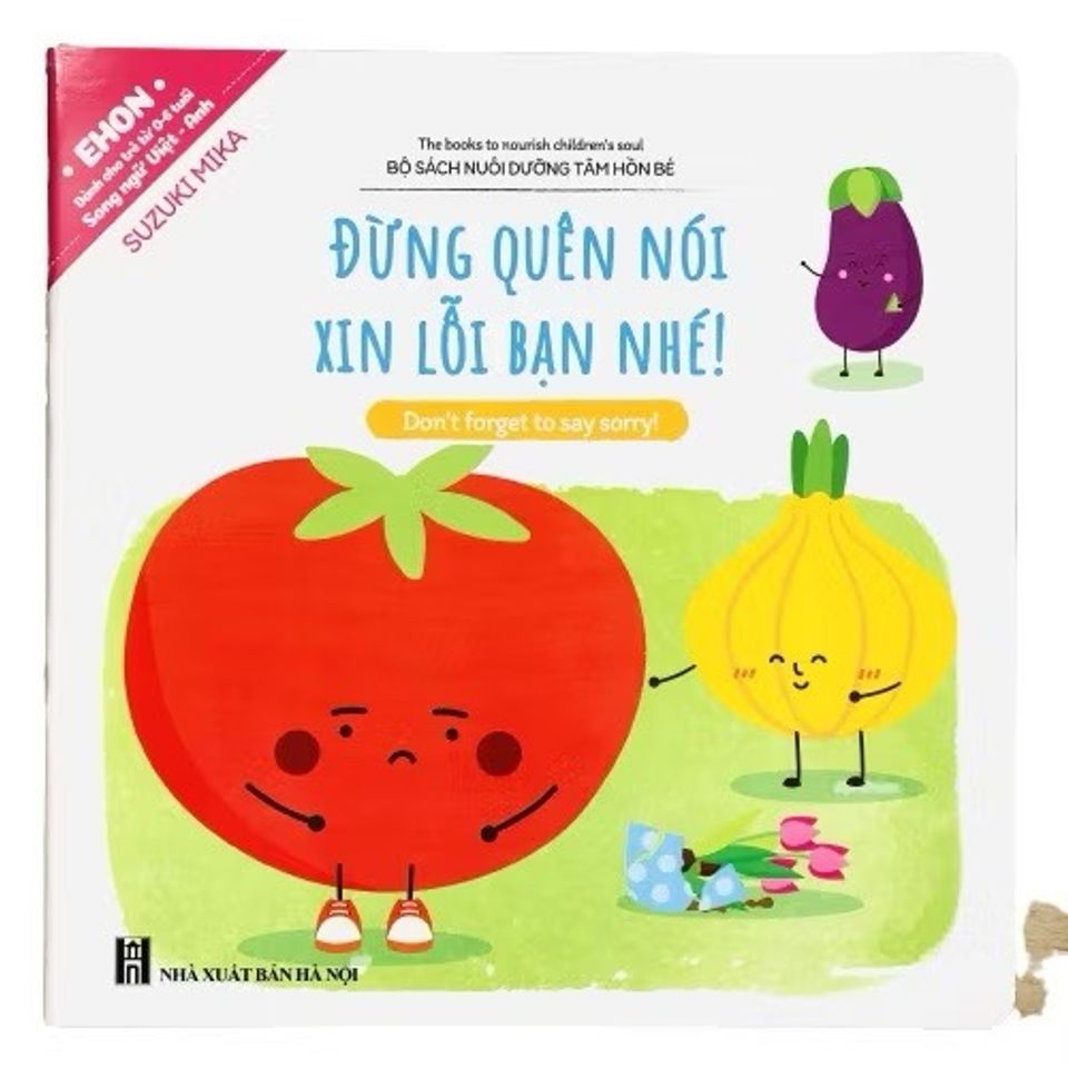 Sách - 10 cuốn Ehon Song Ngữ kèm file nghe - Cho Bé từ 0 đến 6 tuổi