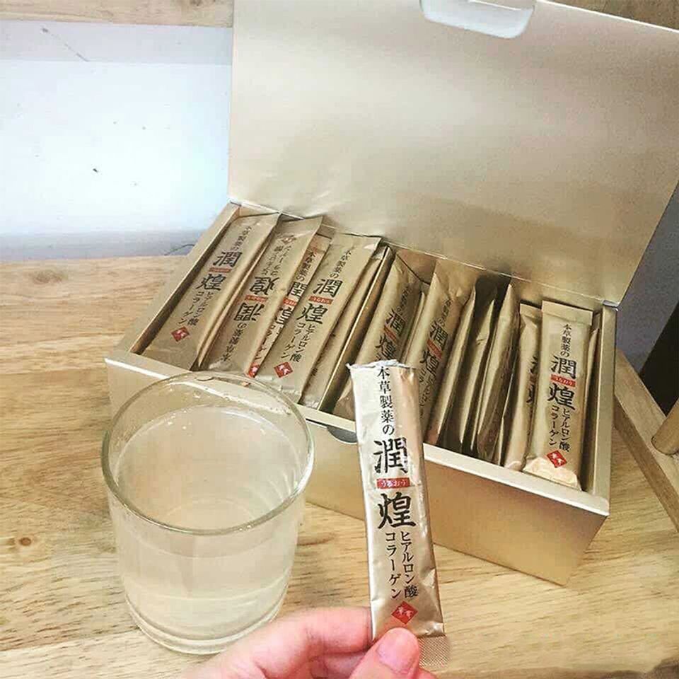 Collagen Hanamai Gold Nhật Bản dạng bột 60 gói