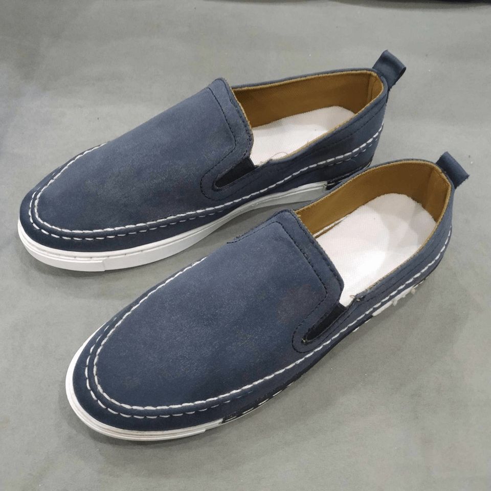 Giày Lười Nam Slip-on G17 Khâu Viền - Giày Vải Chống Trơn, Dễ Phối Đồ ...