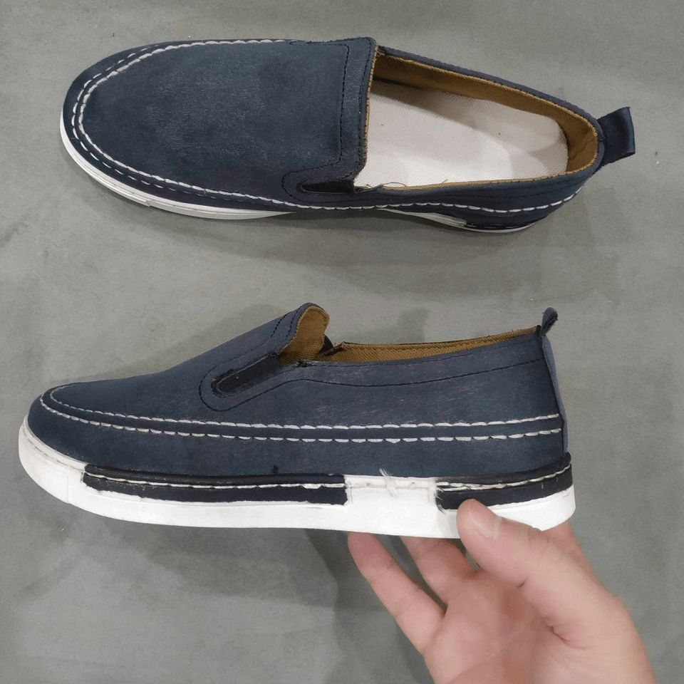 Giày Lười Nam Slip-on G17 Khâu Viền - Giày Vải Chống Trơn, Dễ Phối Đồ ...