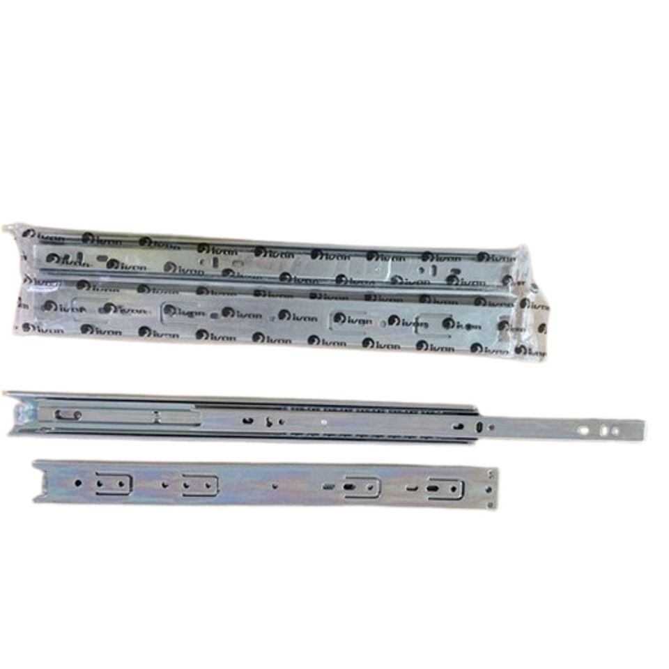 Bộ Ray trượt, ray bi 3 tầng giảm chấn IVAN, bản 45, nhiều kích thước ...