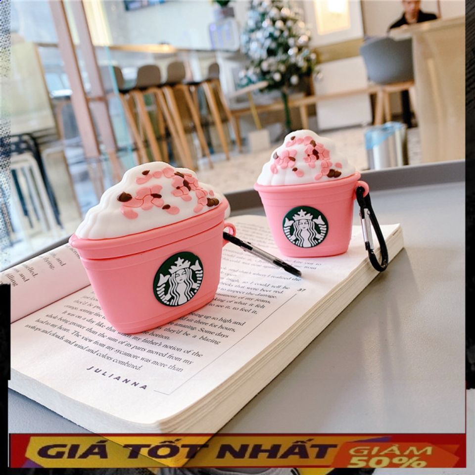 🔜 [ ᴄᴀꜱᴇ ᴀɪʀᴘᴏᴅ ] Case Airpod Vỏ Bọc Airpods ( Cốc Kem Starbuck. Hồng ...