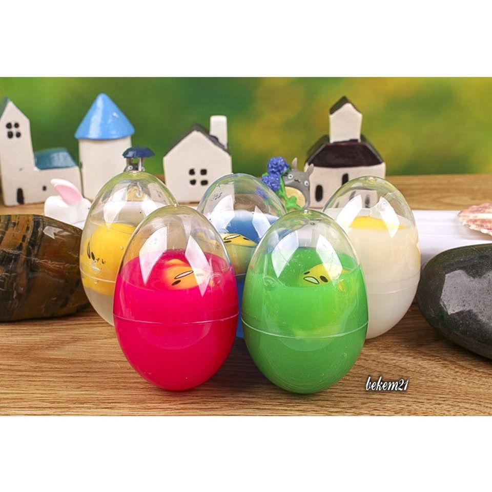 Đồ chơi Squishy Gudetama ốp la Slime vỏ cứng bóp vui giải tỏa căng ...