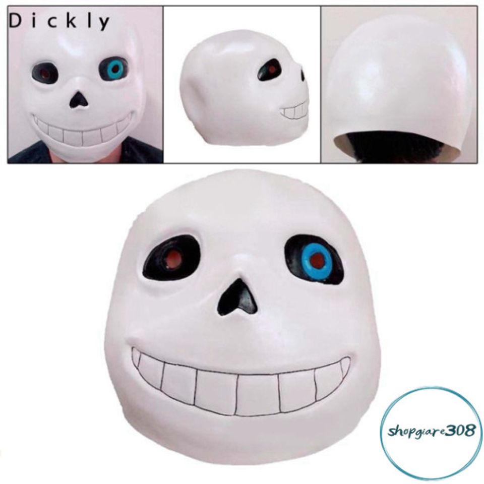 Mặt Nạ Halloween Undertale Sans Toàn Đầu - Phụ Kiện Hóa Trang Cao Su ...