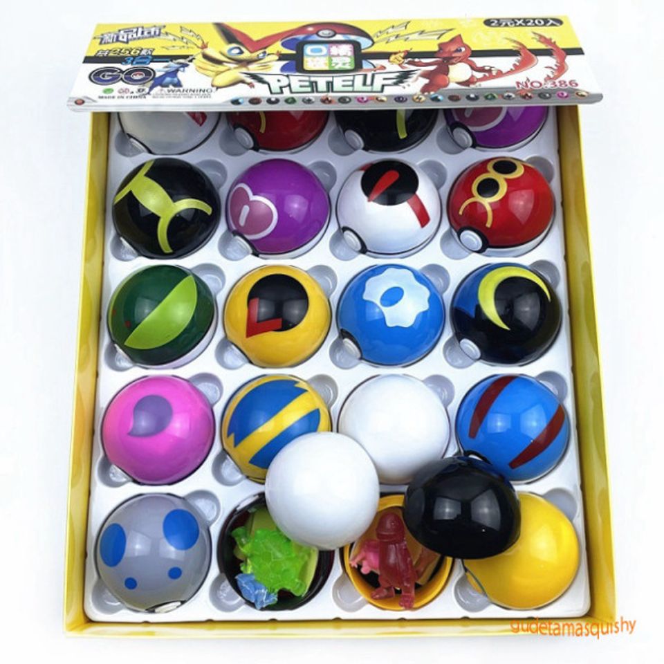 Hộp Đồ Chơi 16 Bóng Pokemon Đa Sắc - Bộ Sưu Tập Mô Hình Thú Vị Dành Cho ...