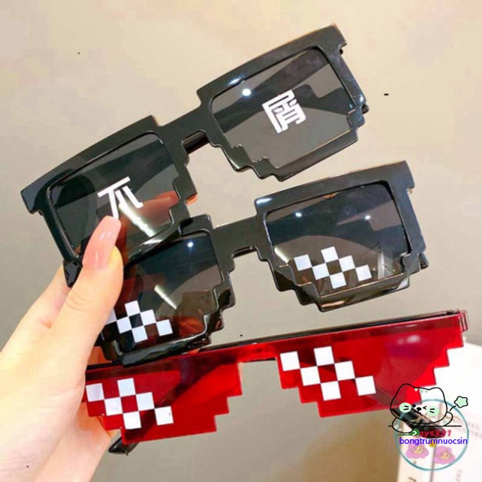 Kính Thug Life 6 Chấm MINECRAFT - Kính Mắt Thời Trang 8Bit Phong Cách ...