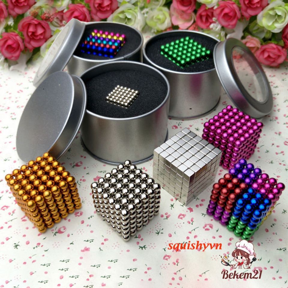 Bucky Ball 5mm - Bộ Bi Nam Châm 216 Viên Đa Màu Sắc Khơi Dậy Sáng Tạo ...