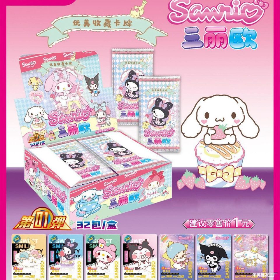 Bộ Bài Tây SANRIO PASTEL 160 Lá - Thẻ Bài Cute Hello Kitty, Kuromi ...