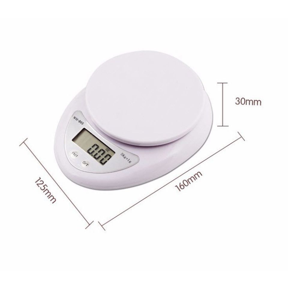 Cân tiểu ly điện tử mini 5Kg chính xác cao - Cân điện tử nhà bếp với ...