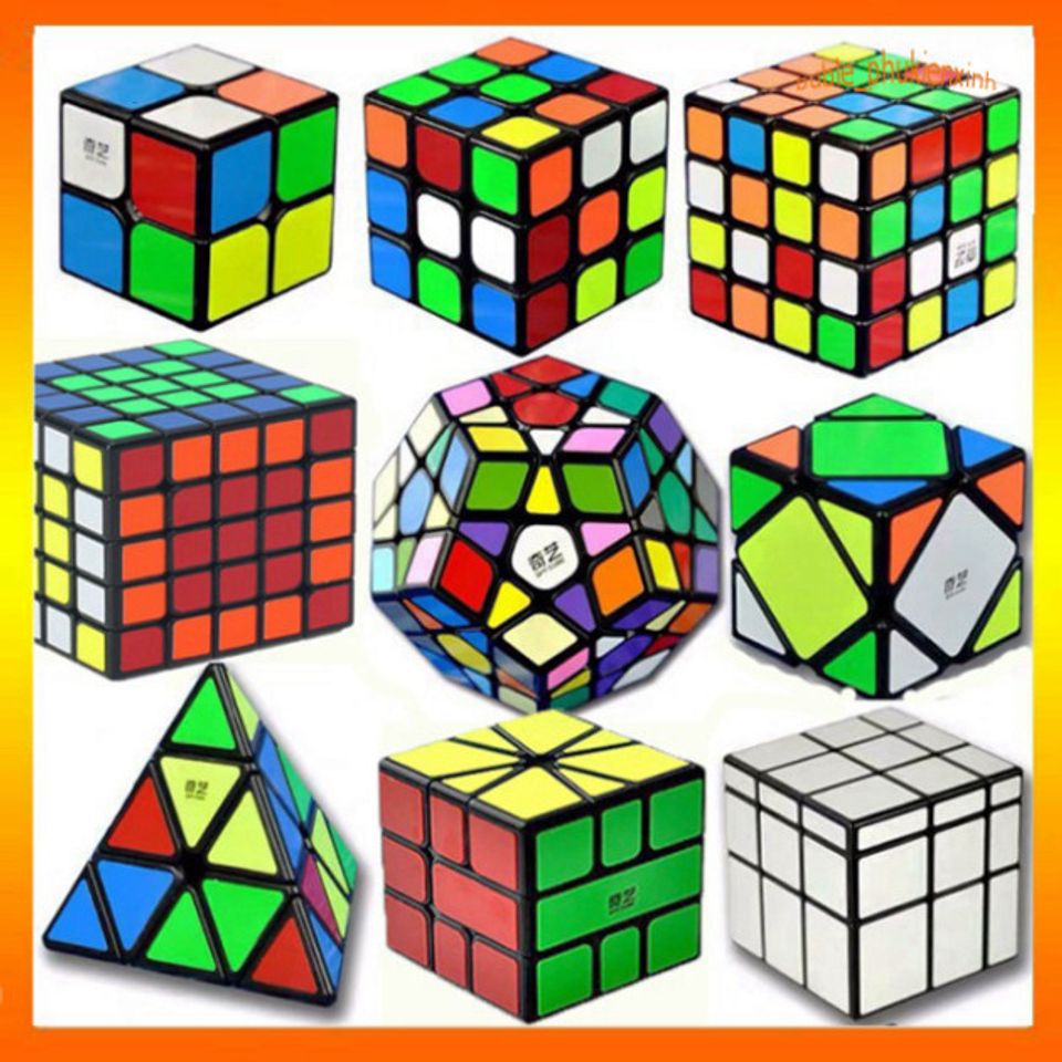 Bộ Rubik Magic Cube Cao Cấp - Bao Gồm Rubik 2x2, 3x3, 4x4, 5x5 ...