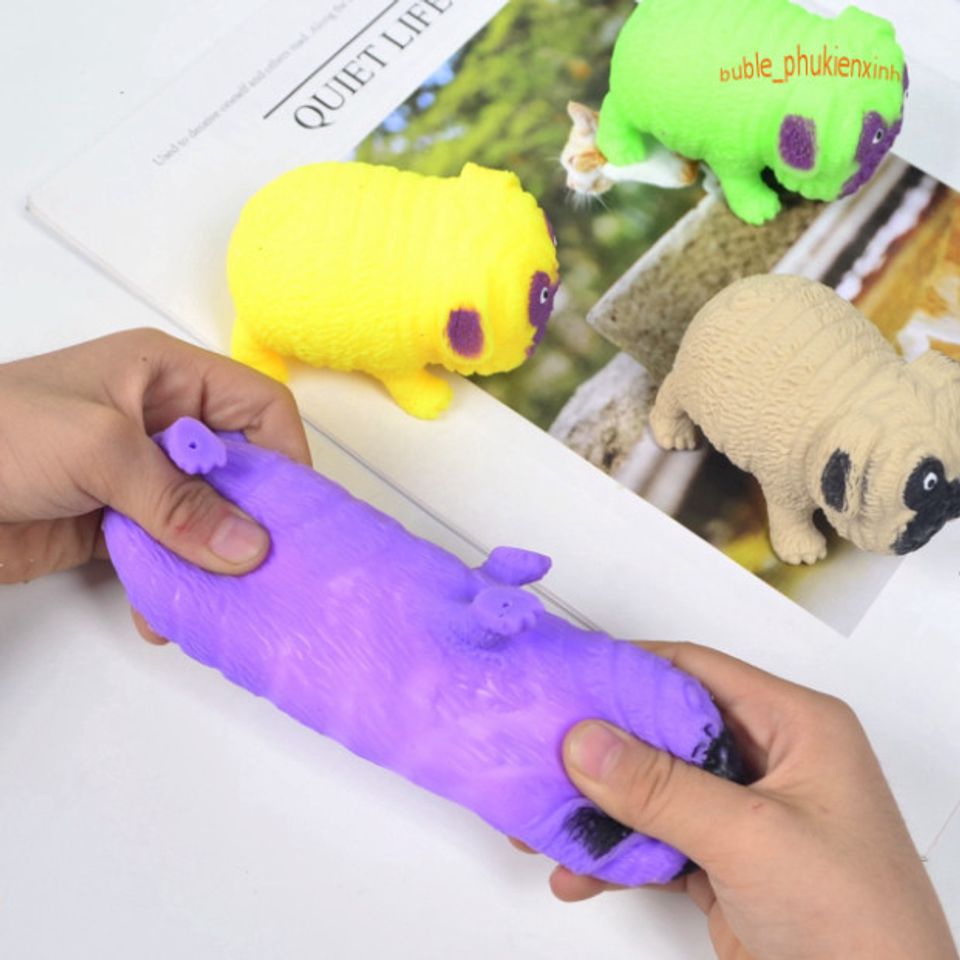 Squishy Chó PUG và Pitbull - Đồ Chơi Giảm Căng Thẳng Dễ Thương, 8 Màu ...