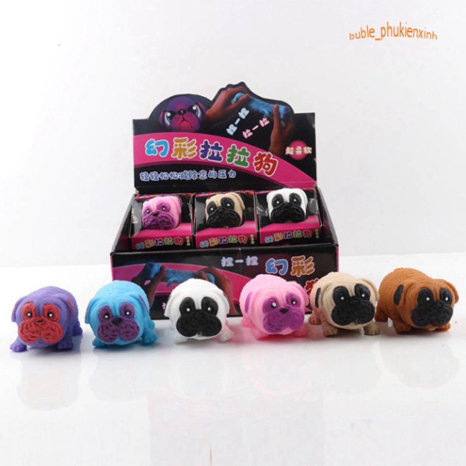 Squishy Chó PUG và Pitbull - Đồ Chơi Giảm Căng Thẳng Dễ Thương, 8 Màu ...