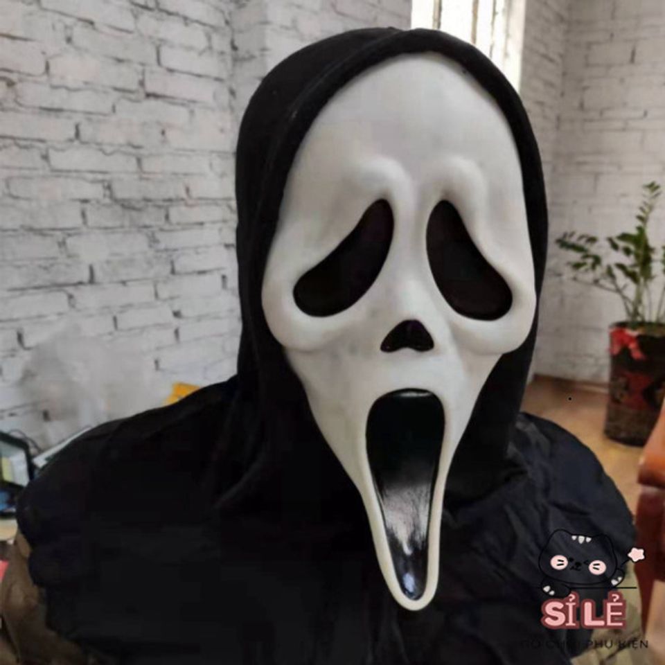 Mặt Nạ Đen Scream Hood Halloween - Phụ Kiện Ma Quái Hóa Trang Lạ Mắt và ...