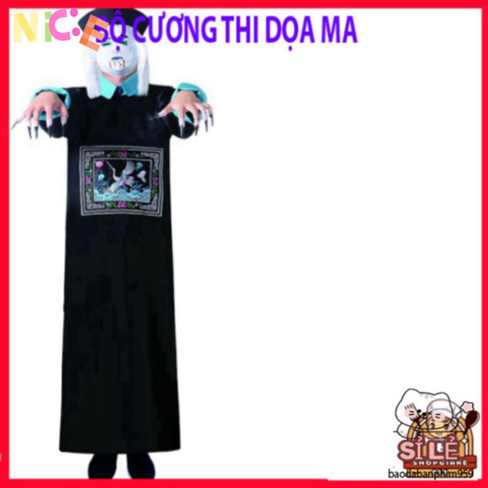 Trang phục Halloween Zombie Độc Đáo Cho Người Lớn - Bộ Phụ Kiện Ma Quái ...