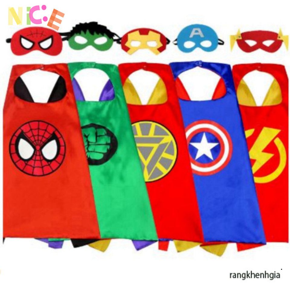 Bộ Hóa Trang Siêu Anh Hùng + Mặt Nạ Spider-Man, Batman, Captain America ...