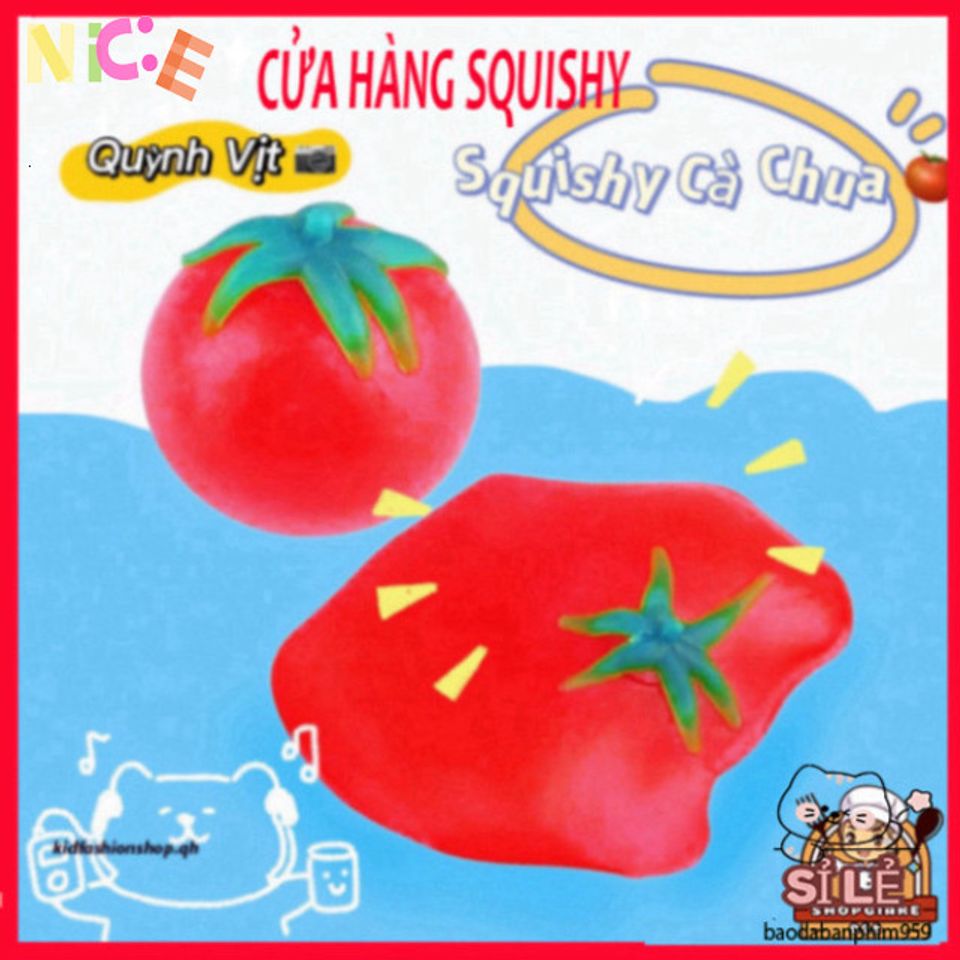 Squishy Quả Cà Chua Đỏ - Đồ Chơi Giảm Stress Dễ Thương Cho Trẻ Em ...
