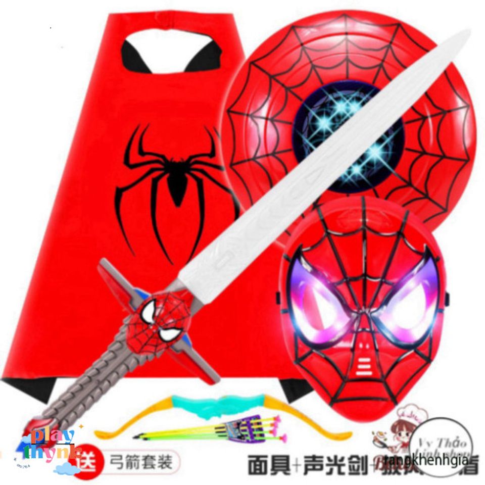 Khiên Siêu Nhân Phát Sáng Có Nhạc LED - Captain America, Spider-Man ...